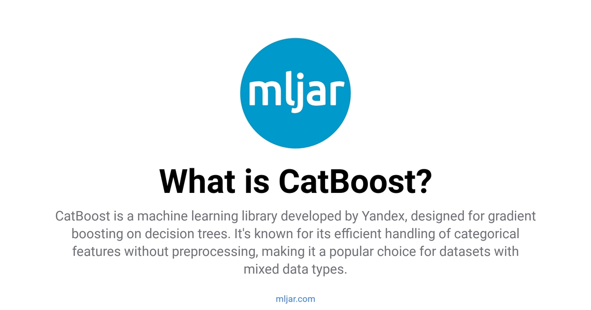 What is CatBoost?