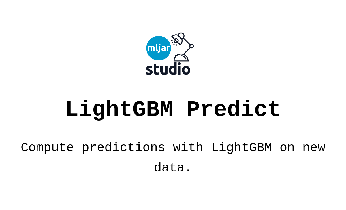 LightGBM Predict