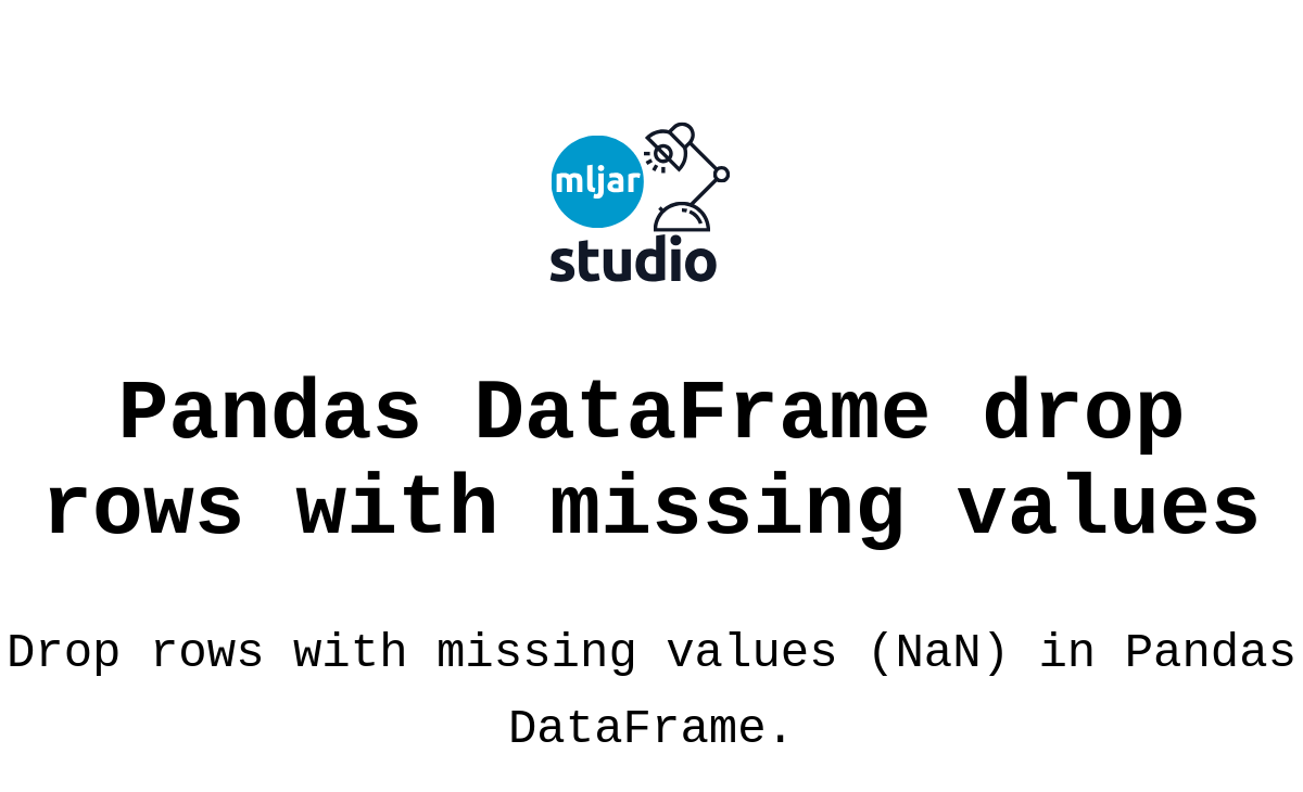 Pandas DataFrame Drop Rows With Missing Values Pandas DataFrame Drop Rows With Missing Values